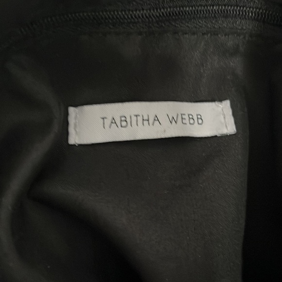 tabitha webb | Bags | Nwot Tabitha Webb Black Velvet Hobo With Gold ...